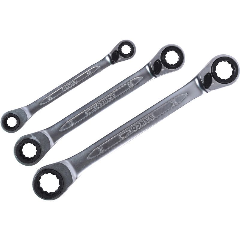 Bahco ringratelsleutelset 3 delig 12 maten | CarpentierMooren.nl