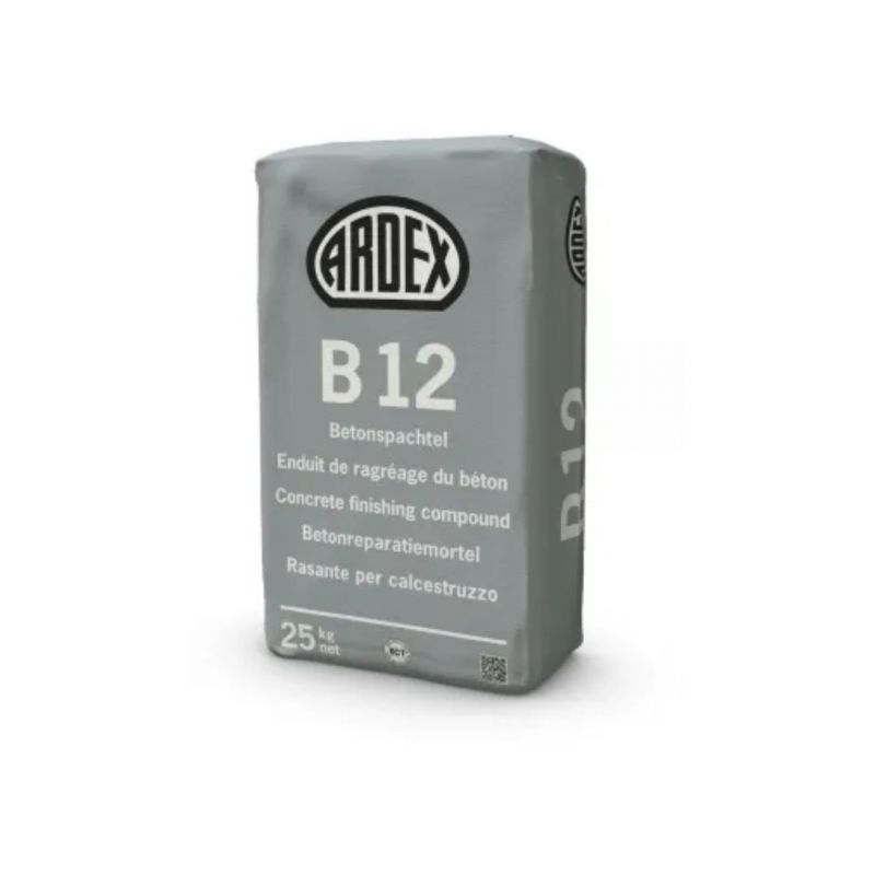 Ardex b12 betonreparatiemortel grijs zak 25kg | CarpentierMooren.nl