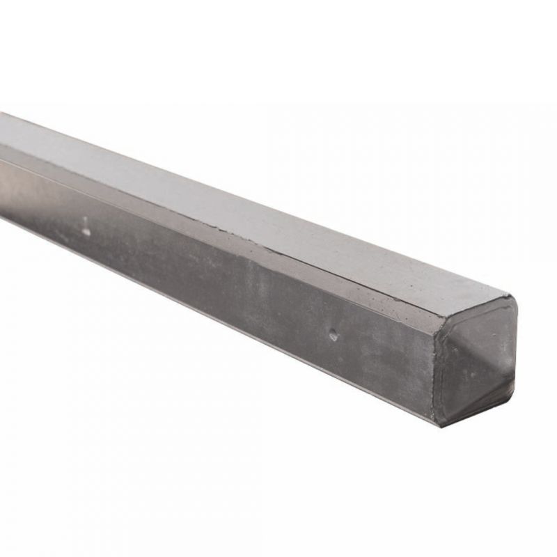 Beton paal metallic gecoat 10x10x275cm | CarpentierMooren.nl