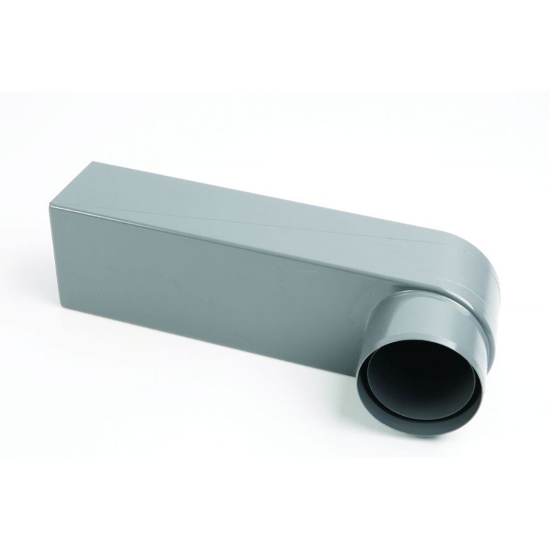 Stadsuitloop pvc 60x80mm 70-80mm aansluiting