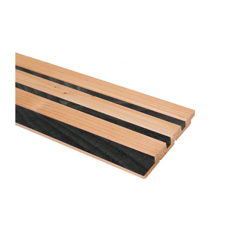 Triple rhombus profiel douglas 2,5x13cm zwart/onbehandeld ...