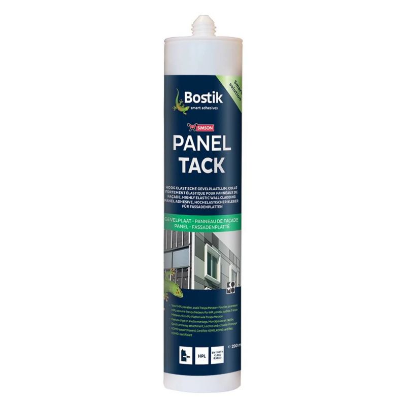 Bostik smp paneltack lijm grijs 290 ml (abet, trespa m)